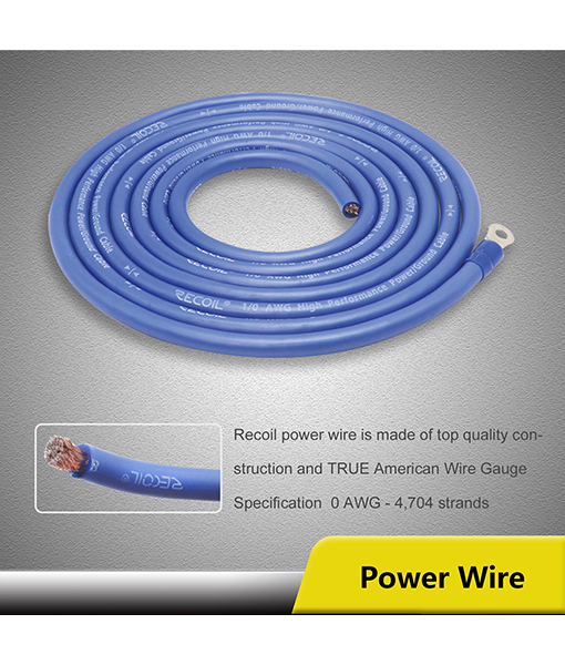 RCK0 Recoil 0AWG Complete Wiring kit - Recoil Audio USA