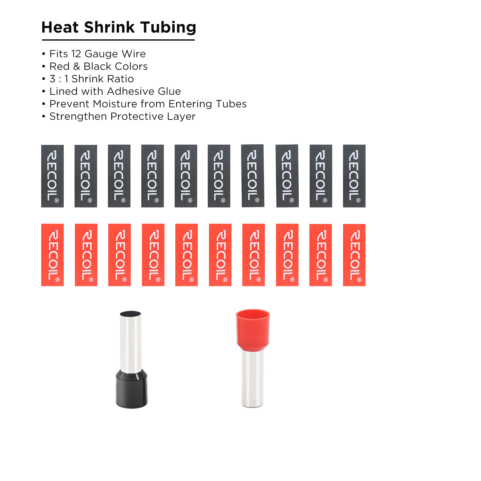 WF1220 FERRULES & HEAT SHRINK TUBING KITS - Recoil Audio USA