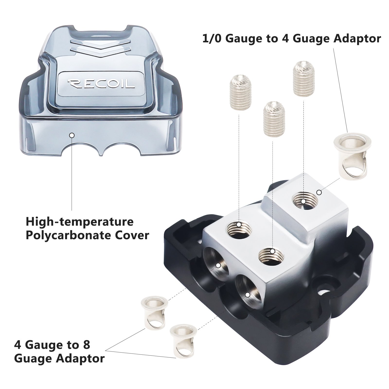 Car Audio Distribution Block Car Power Distribution Block - 1/0 Gauge ...